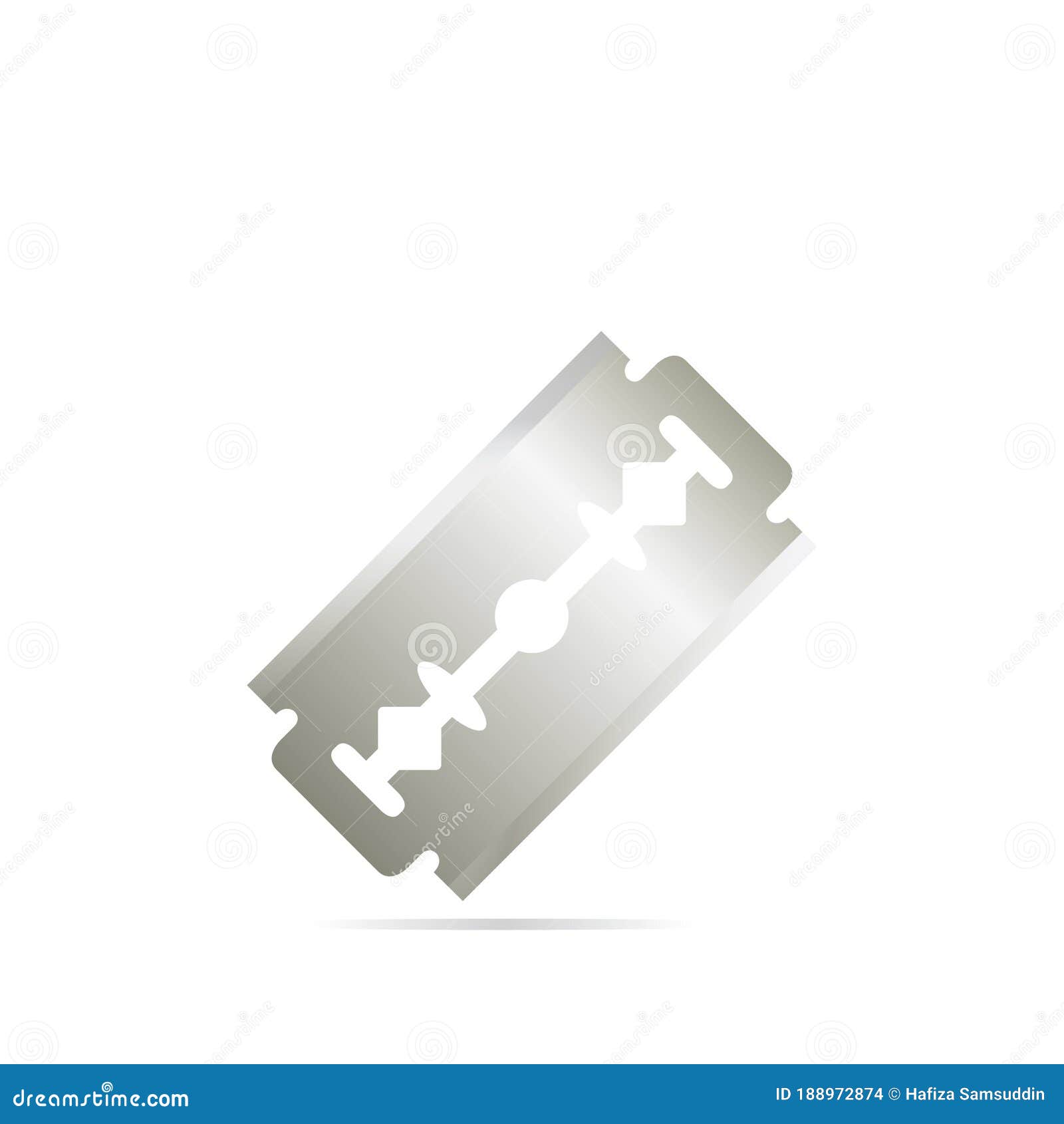 Razor Blade. Vector Illustration Decorative Design Stock Vector ...