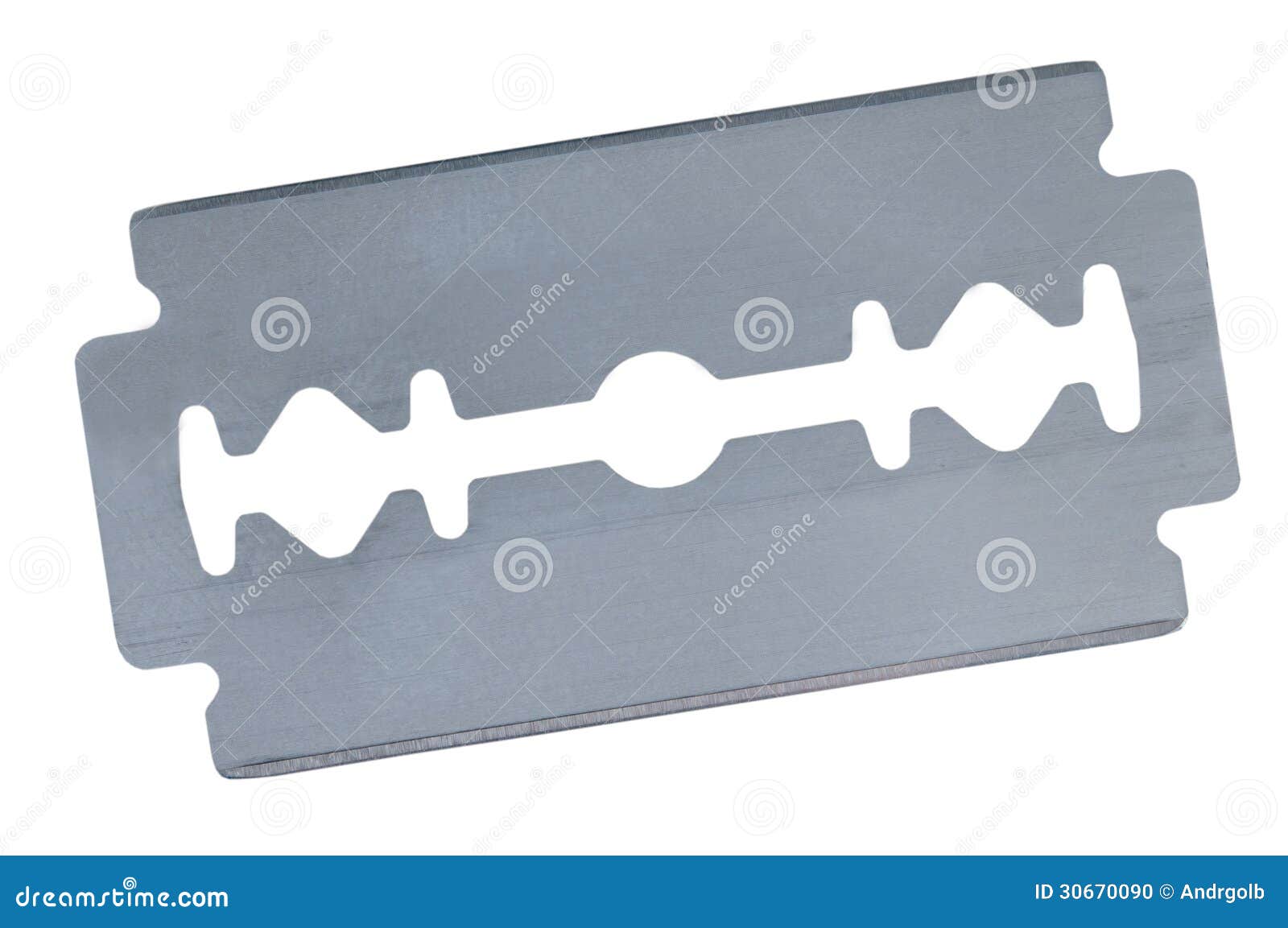 Razor blade stock photo. Image of isolated, white, razor - 30670090