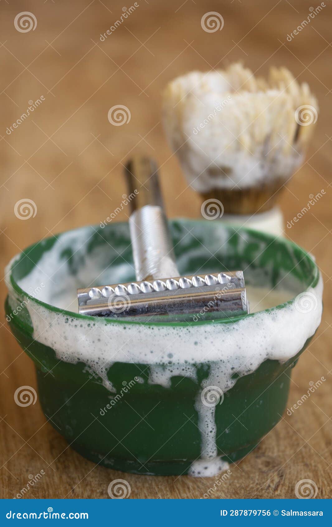 Razor Brush and Shaving Soap Stock Photo - Image of shave, care: 287879756