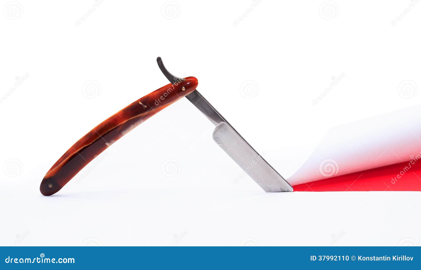 Razor Cutting Paper stock photo. Image of sharp, abstract - 37992110