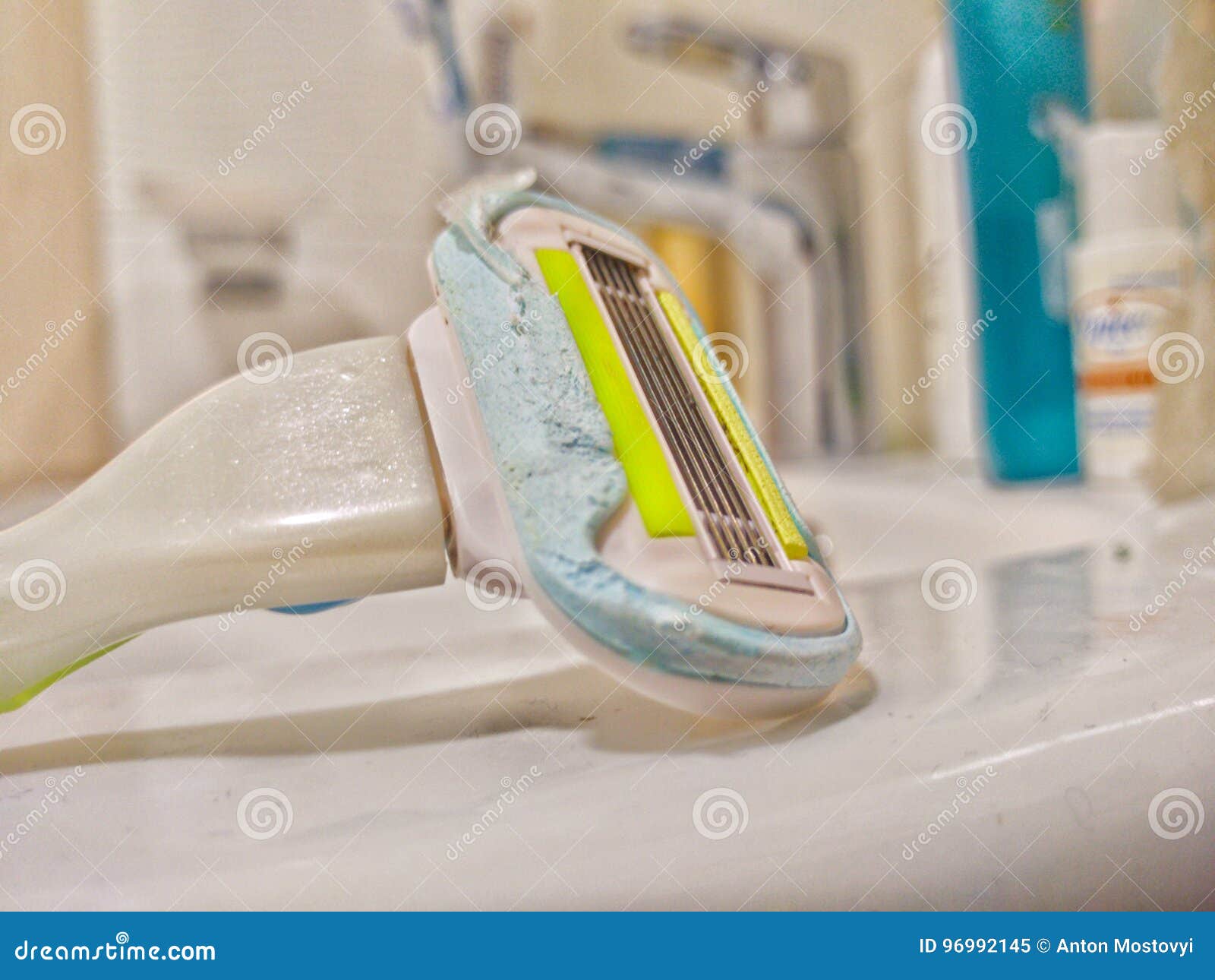 Razor hygiene stock image. Image of razor, matter, bathroom - 96992145