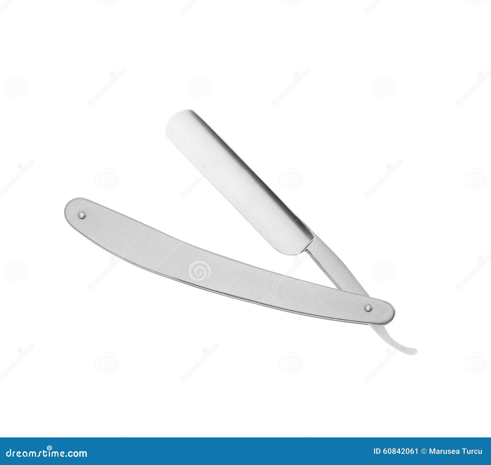 Razor isolated on white stock image. Image of macro, handle - 60842061