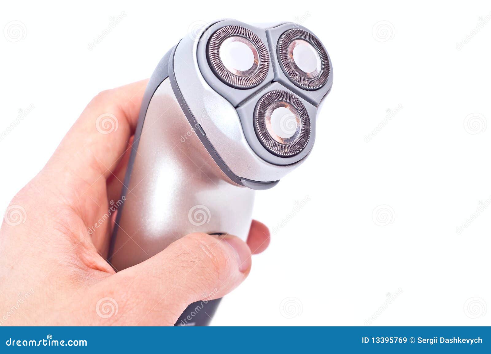 Razor in man hand stock image. Image of skin, cutting - 13395769