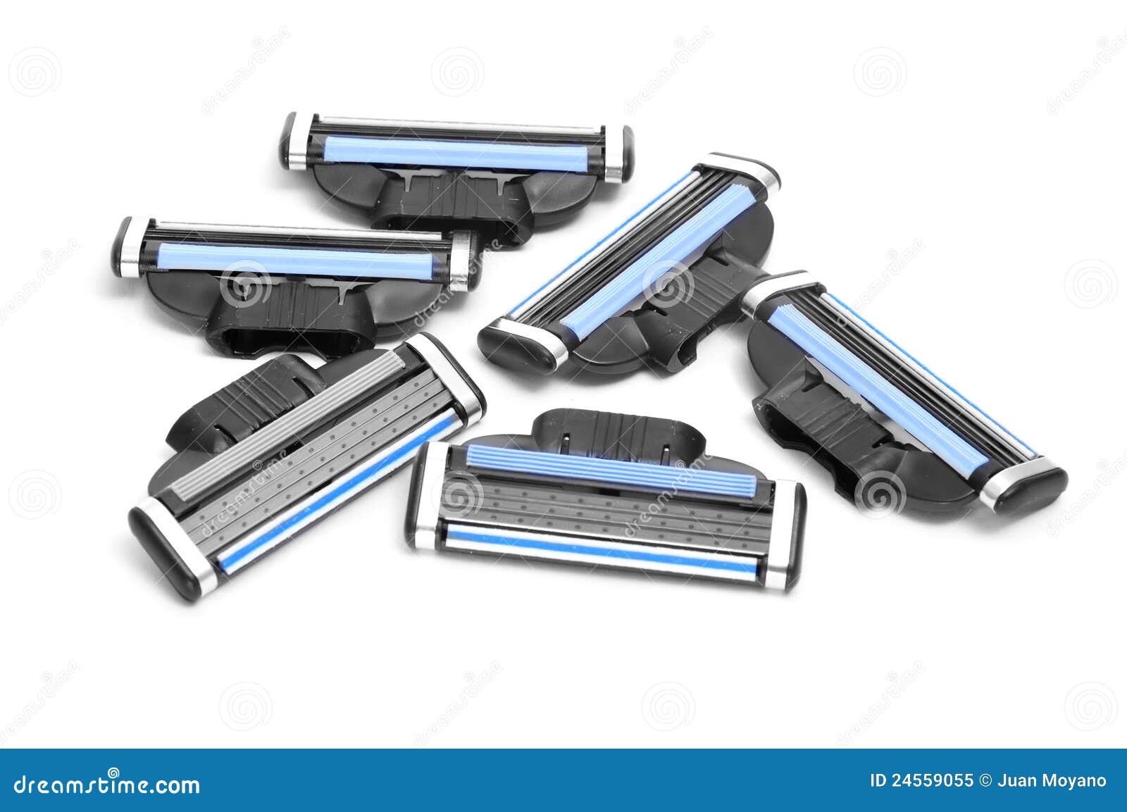 Razor Multiple-blade Cartridges Stock Image - Image of item, beard ...