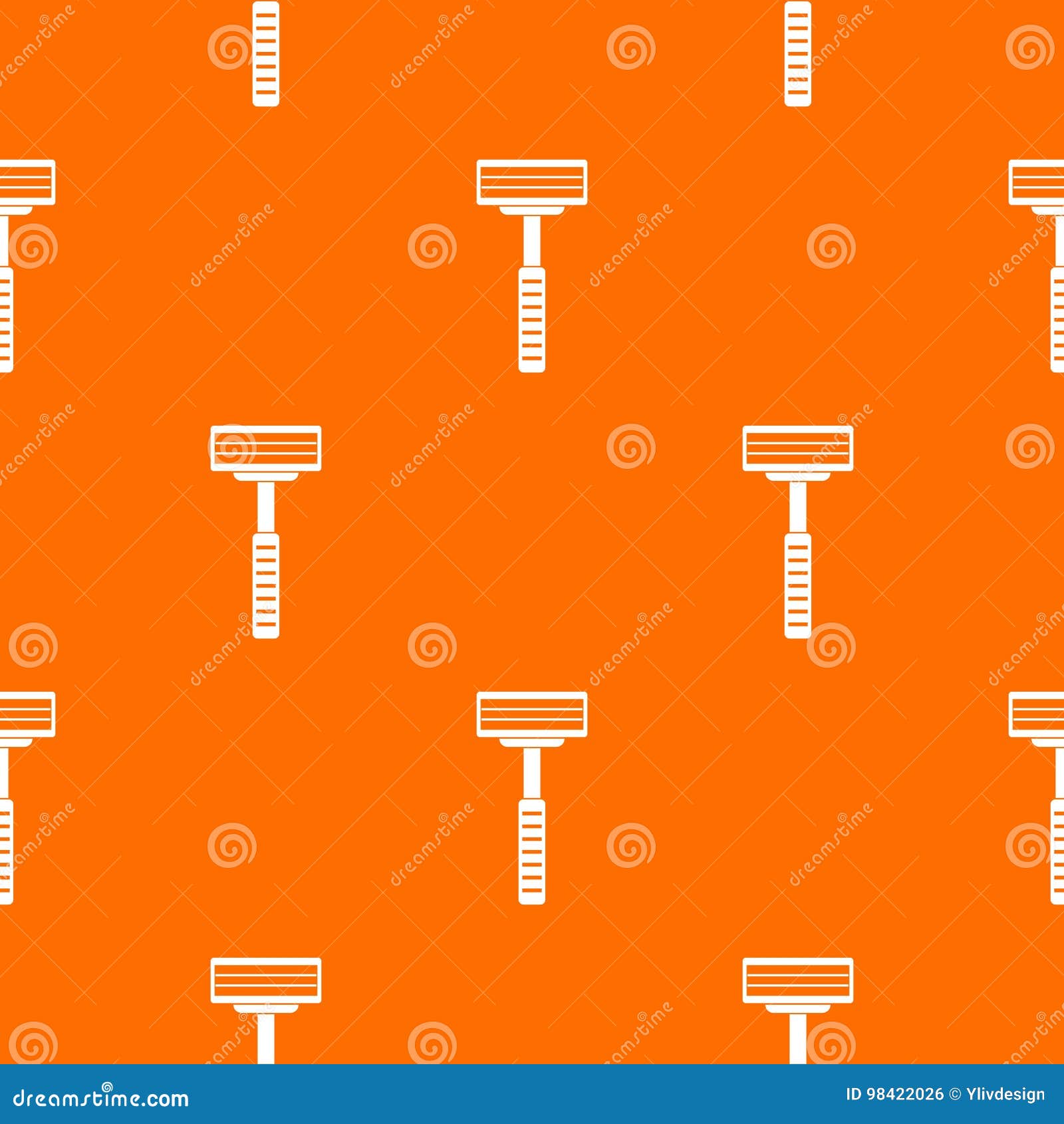 Razor pattern seamless stock vector. Illustration of morning - 98422026