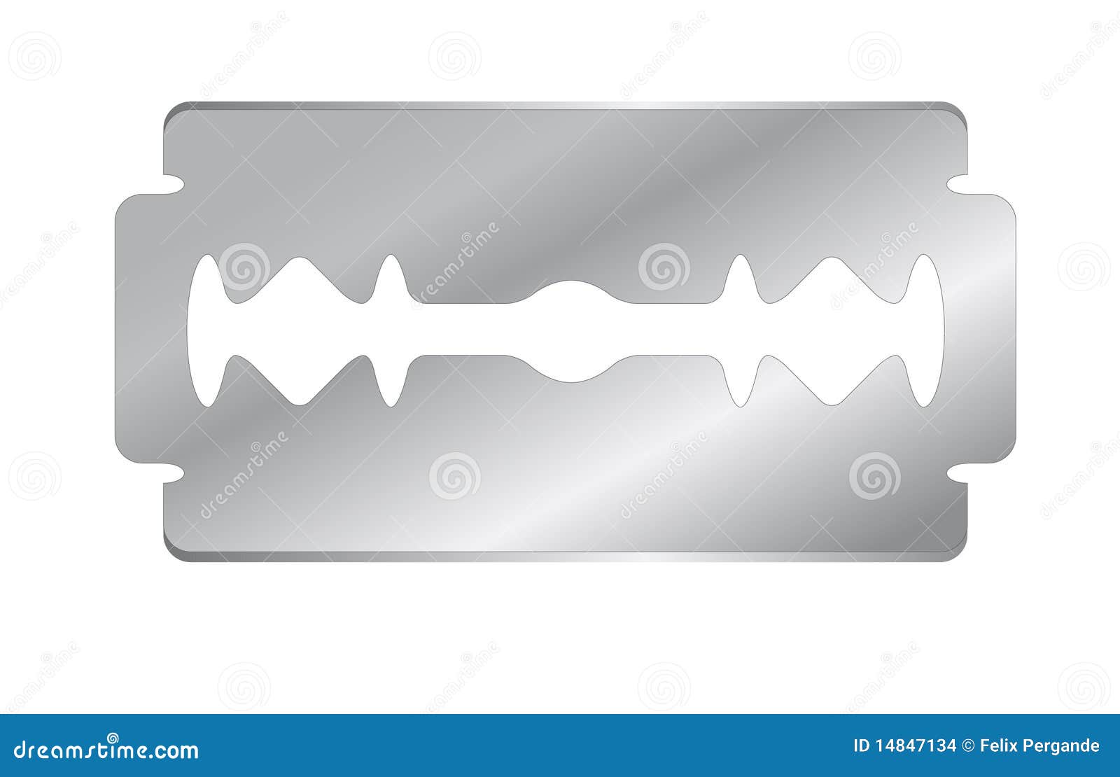 Razor s edge stock illustration. Illustration of isolated - 14847134