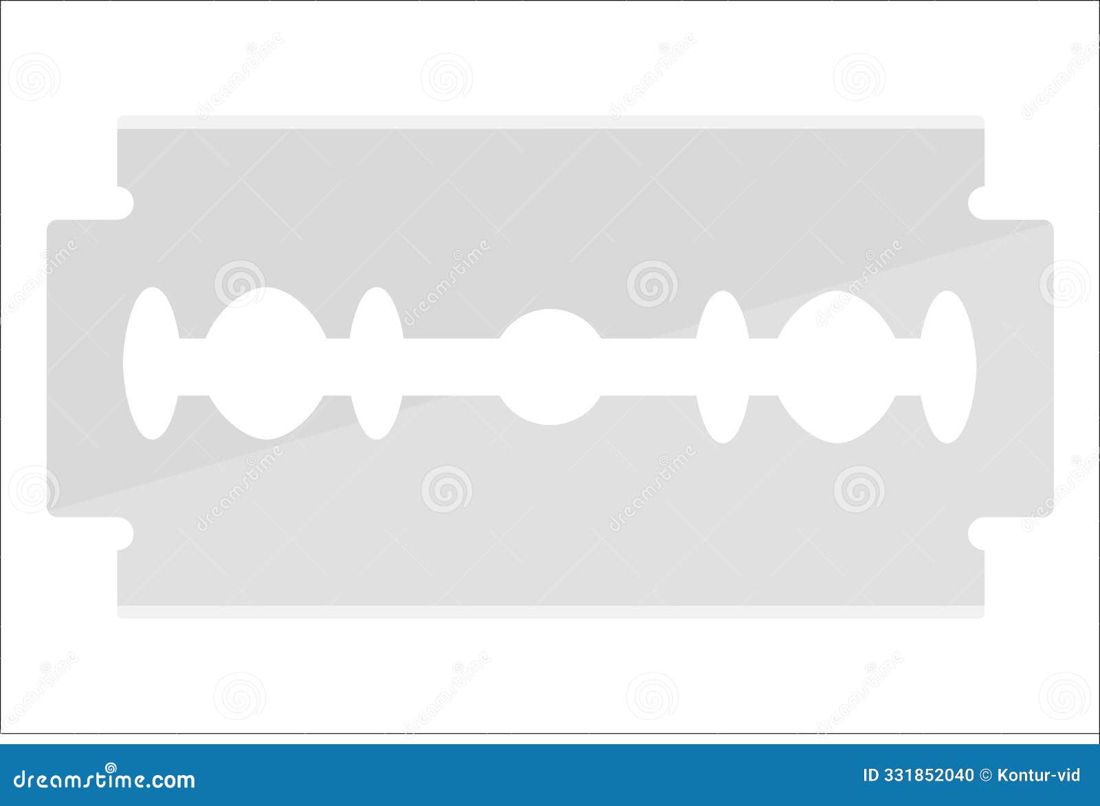 Razor for Shaving Flat Style Vector Illustration Stock Illustration ...