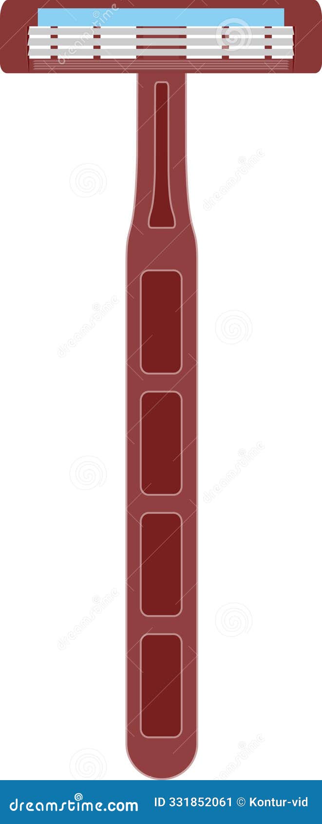 Razor for Shaving Flat Style Vector Illustration Stock Illustration ...