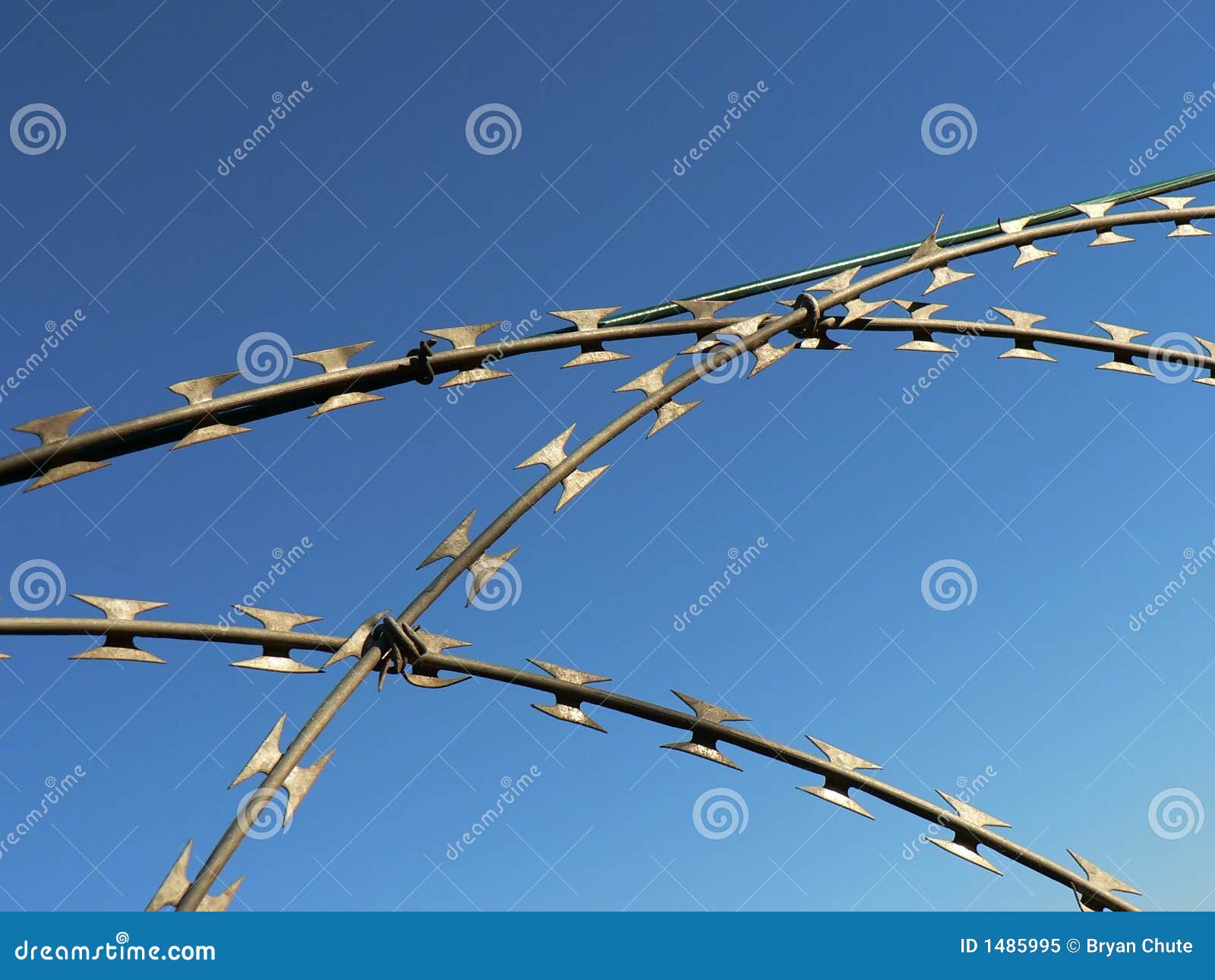 Razor Wire stock image. Image of defence, security, protect - 1485995