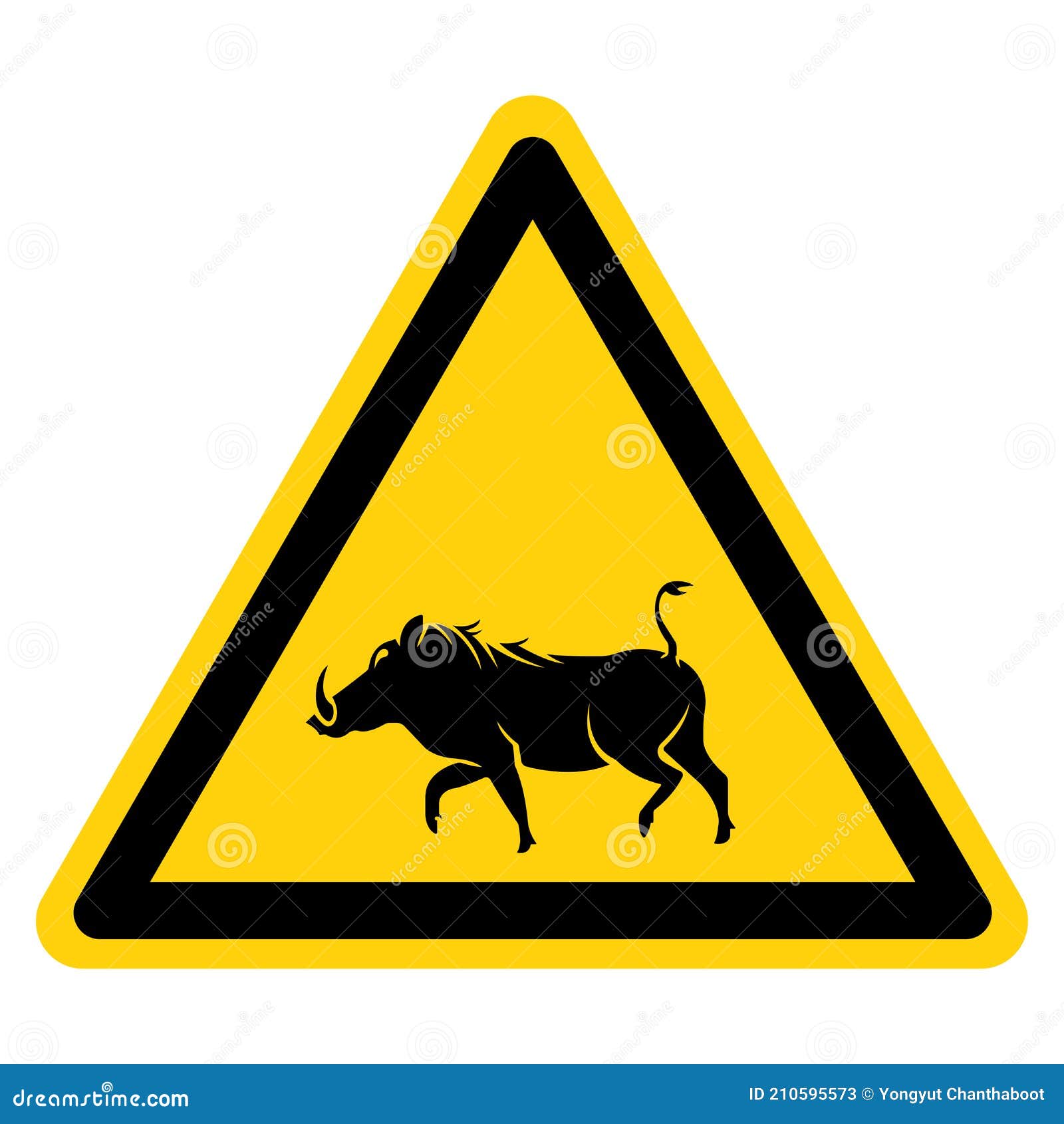 Razorback Area Symbol Sign, Vector Illustration, Isolate On White ...