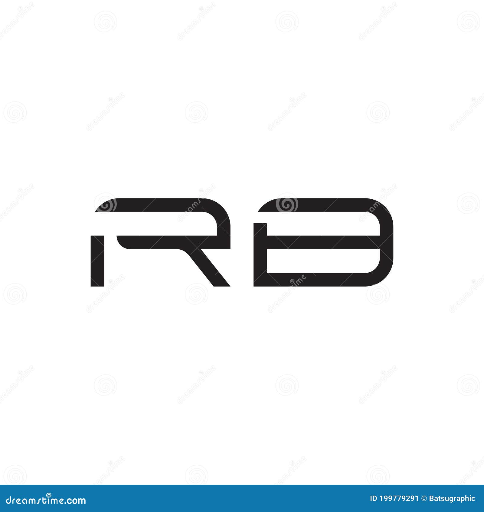 Rb Initial Letter Vector Logo Icon Stock Vector - Illustration of logo ...