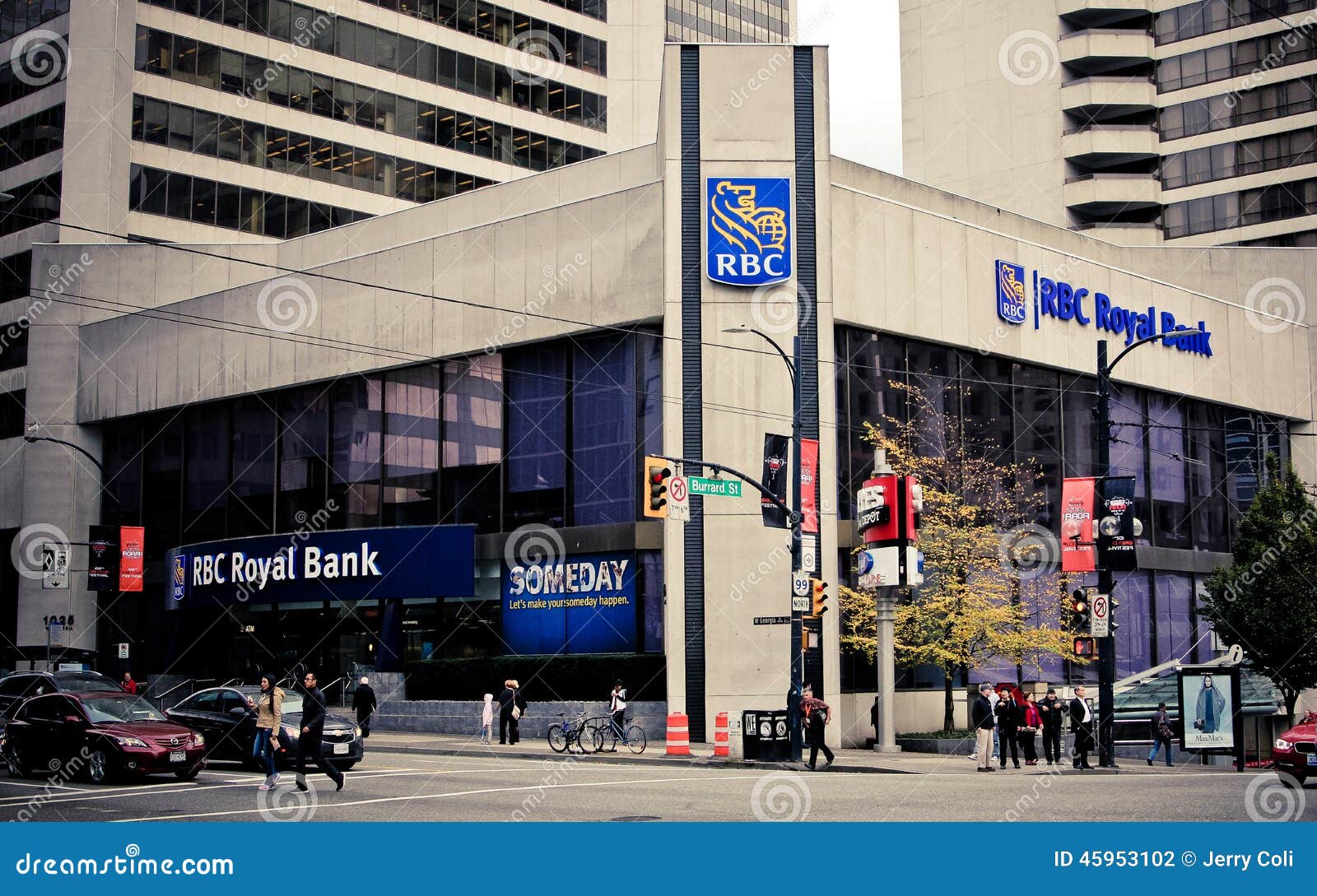 RBC Royal Bank, Vancouver, a.C. Fotografía editorial - Imagen de ...