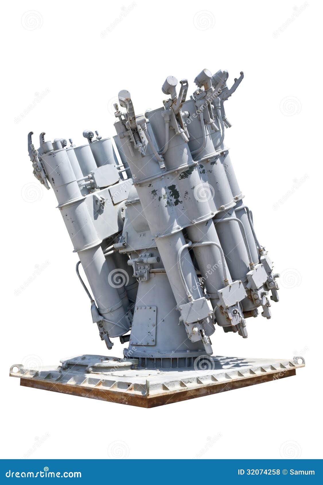 The RBU-6000 Smerch-2 stock photo. Image of technology - 32074258