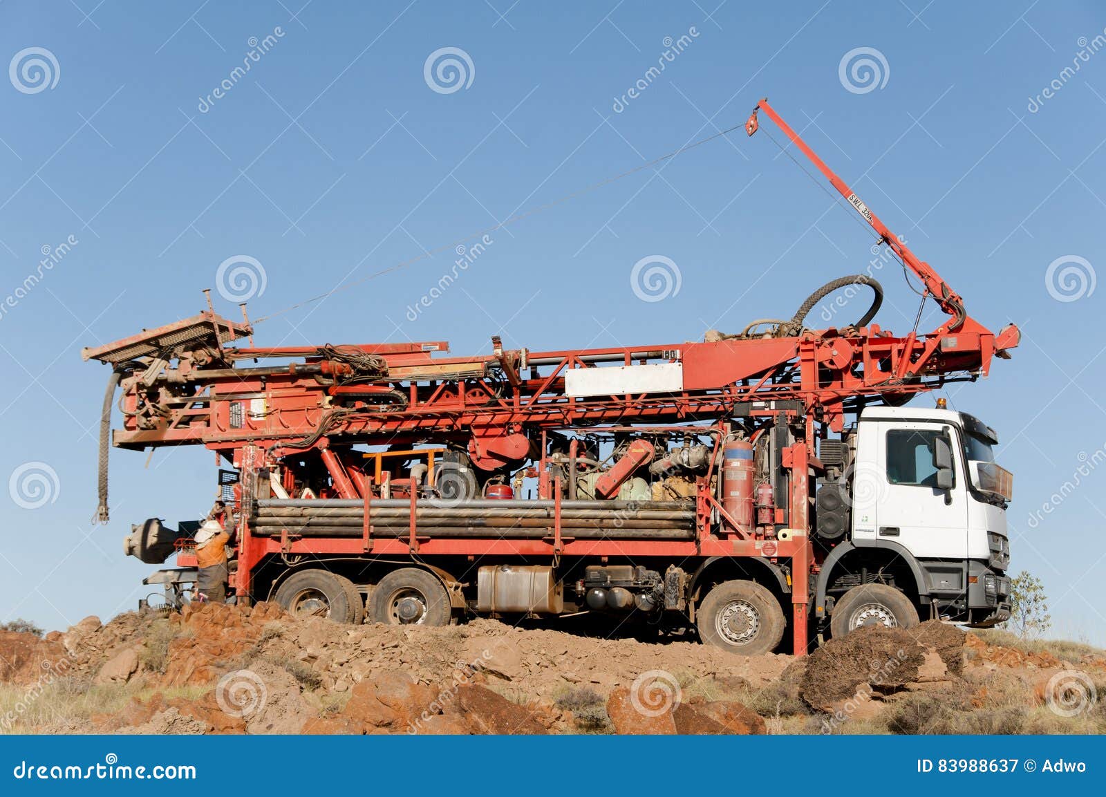 RC Drill Rig stock image. Image of land, drill, colorful - 83988637