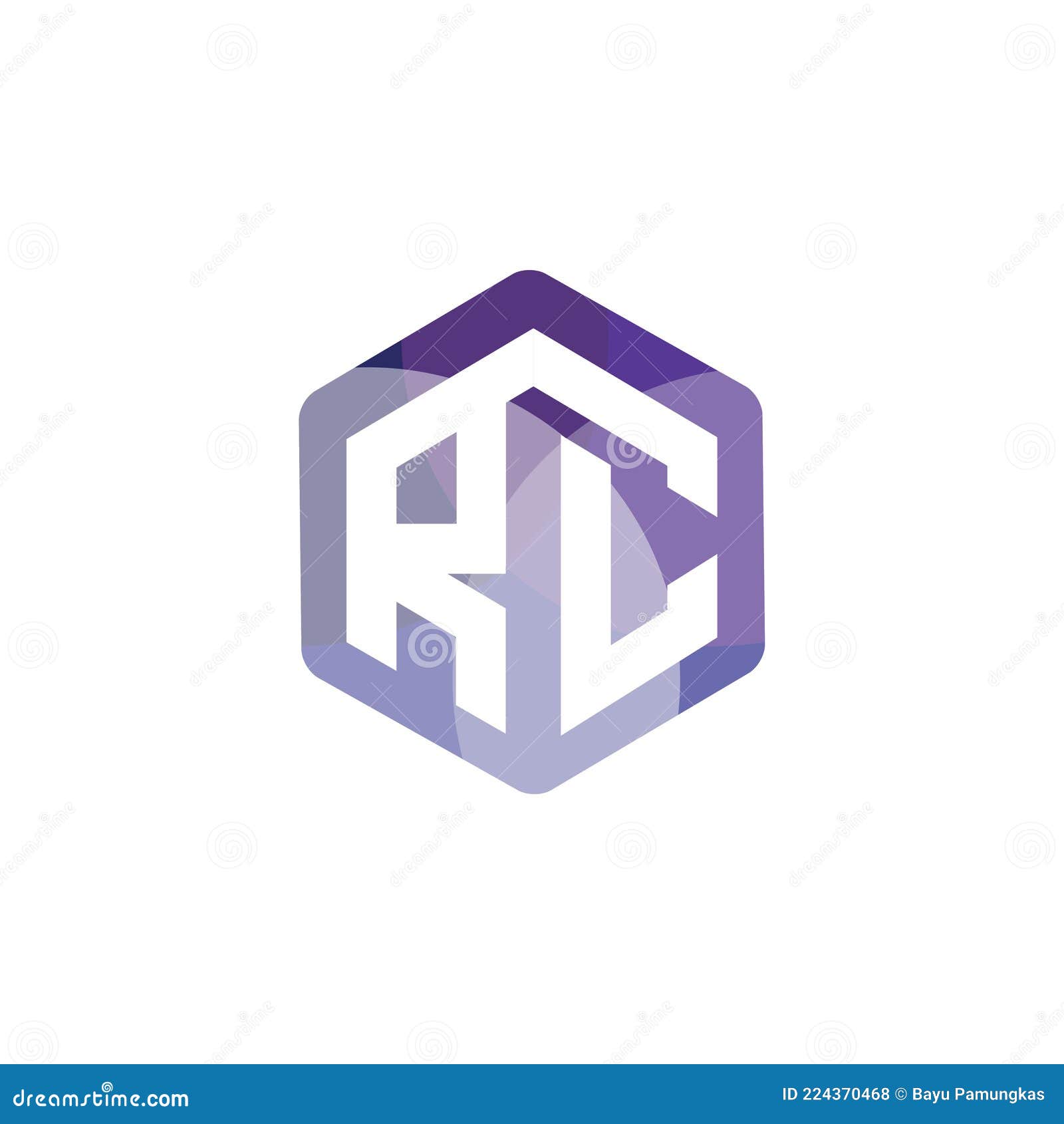 RC Initial Letter Hexagonal Logo Vector Stock Vector - Illustration of ...