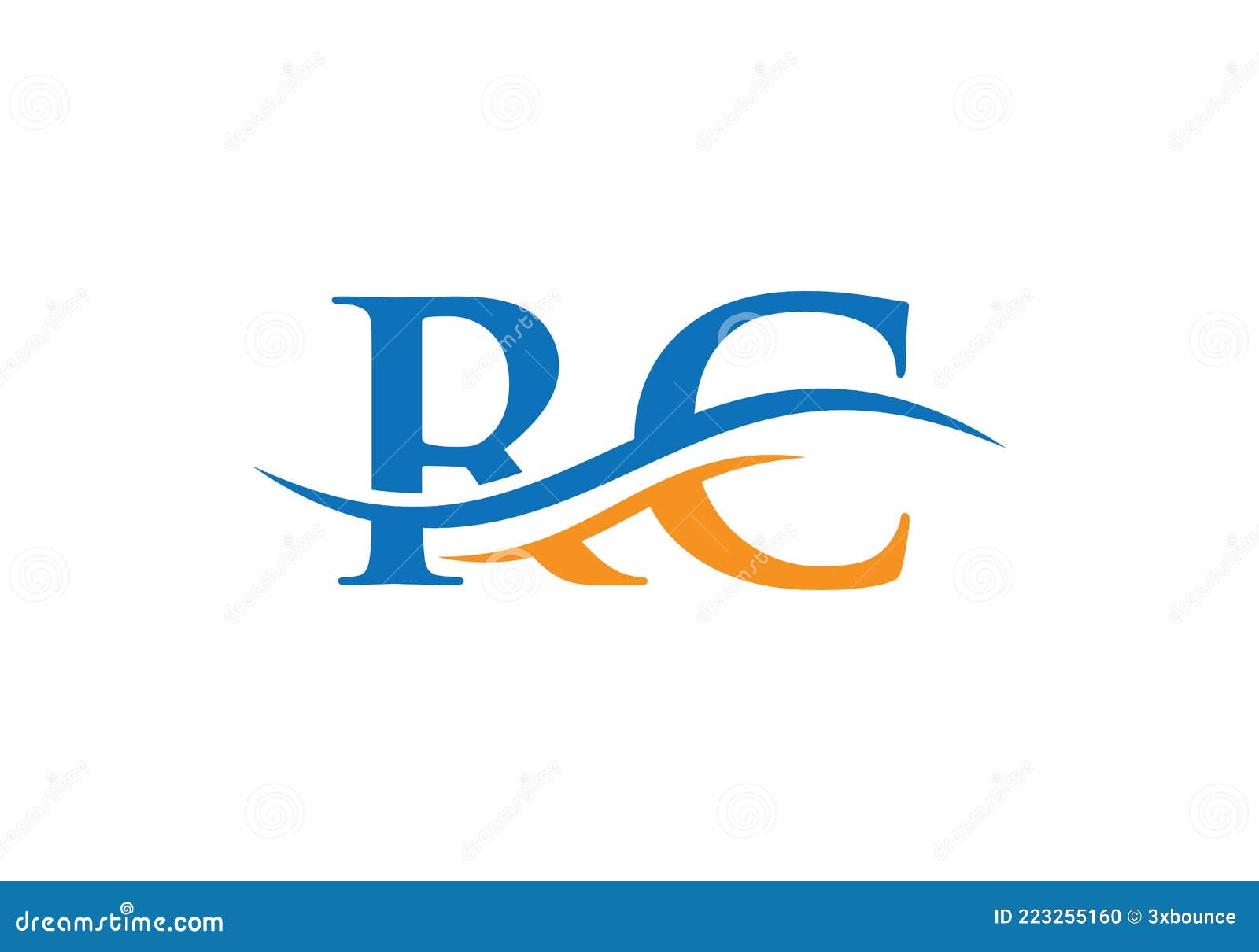 RC Linked Logo for Business and Company Identity. Creative Letter RC ...