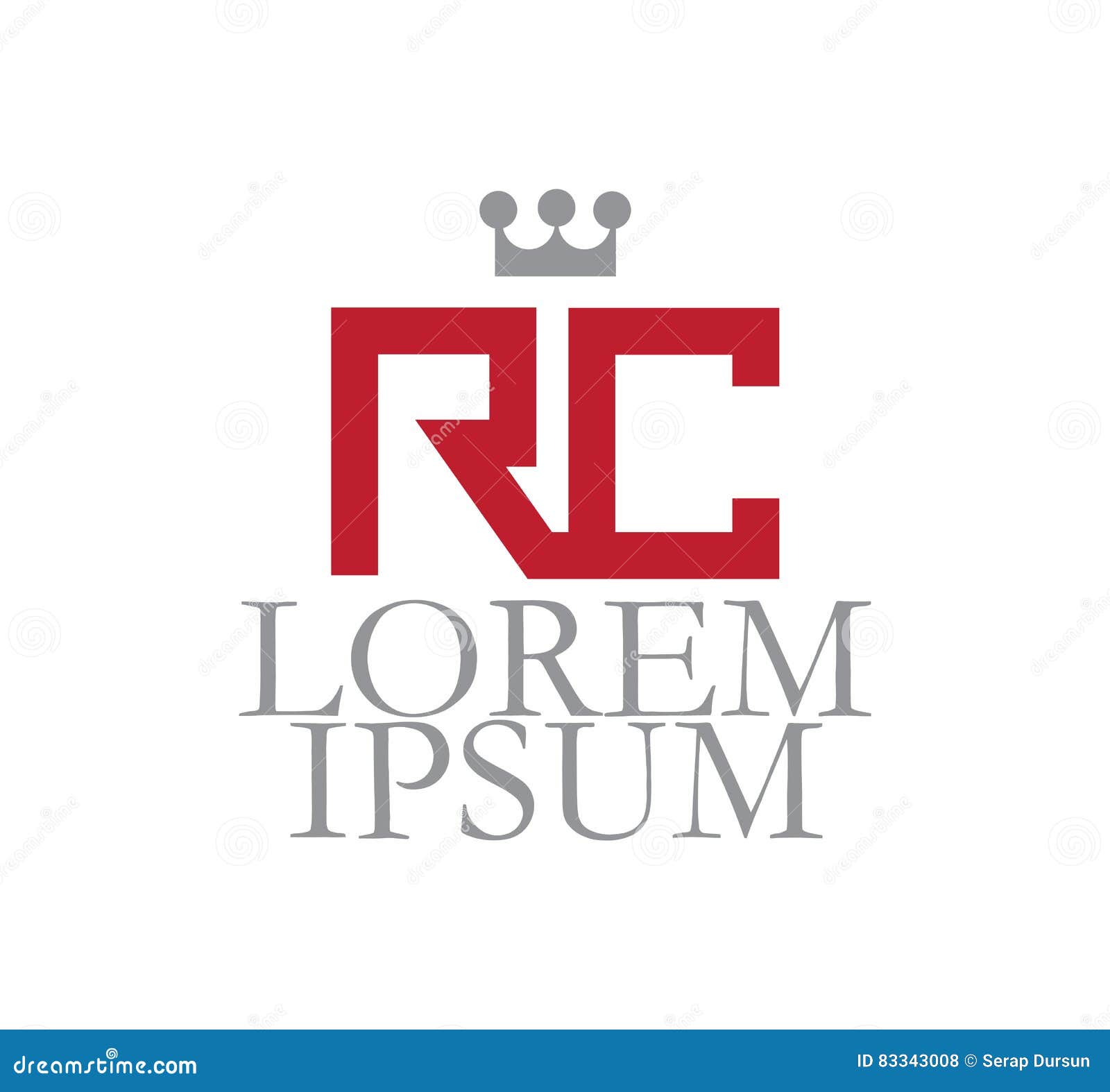RC Logo Concept stock vector. Illustration of elegant - 83343008