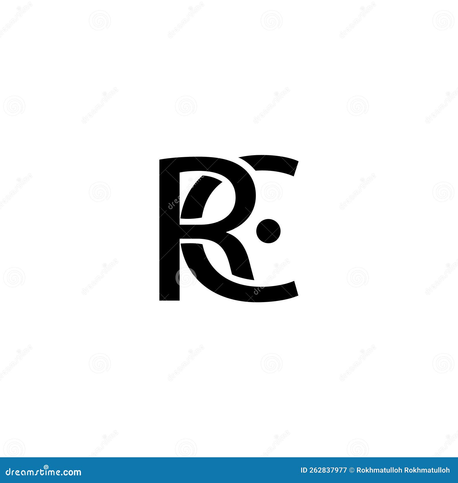 RC Logo Initial Template Design Vector Stock Vector - Illustration of ...