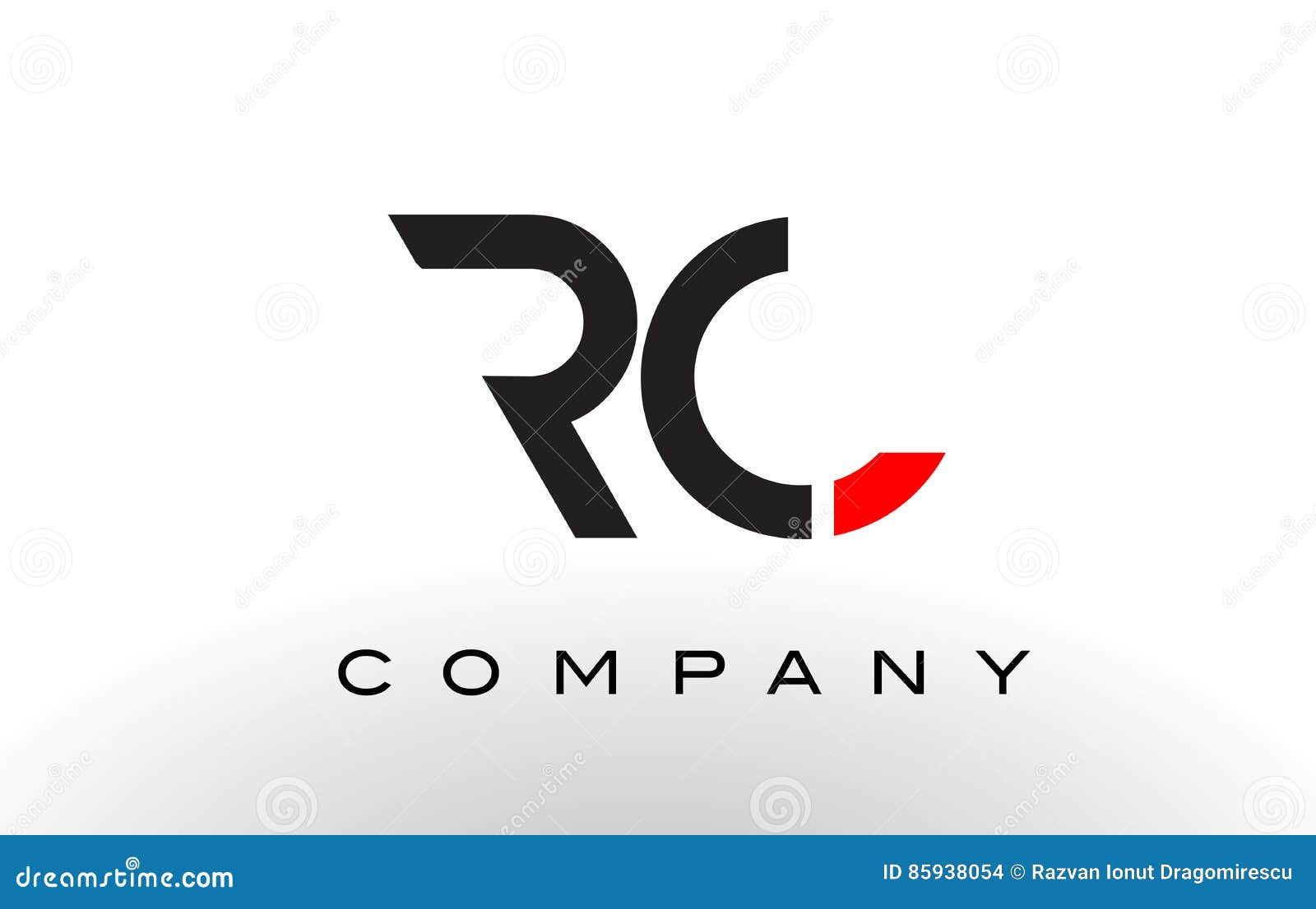 RC Logo. Letter Design Vector. Stock Vector - Illustration of idea ...