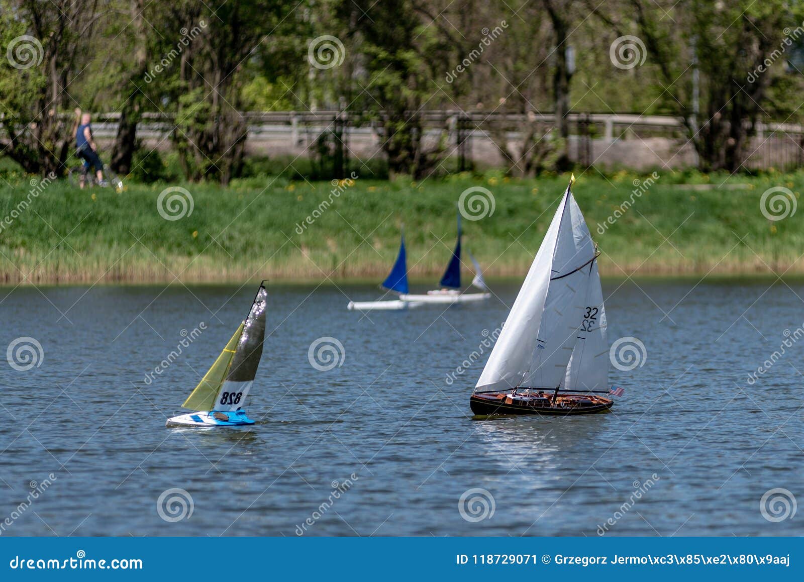RC Scale Sailing Model Ship at Competitions Editorial Photo - Image of ...