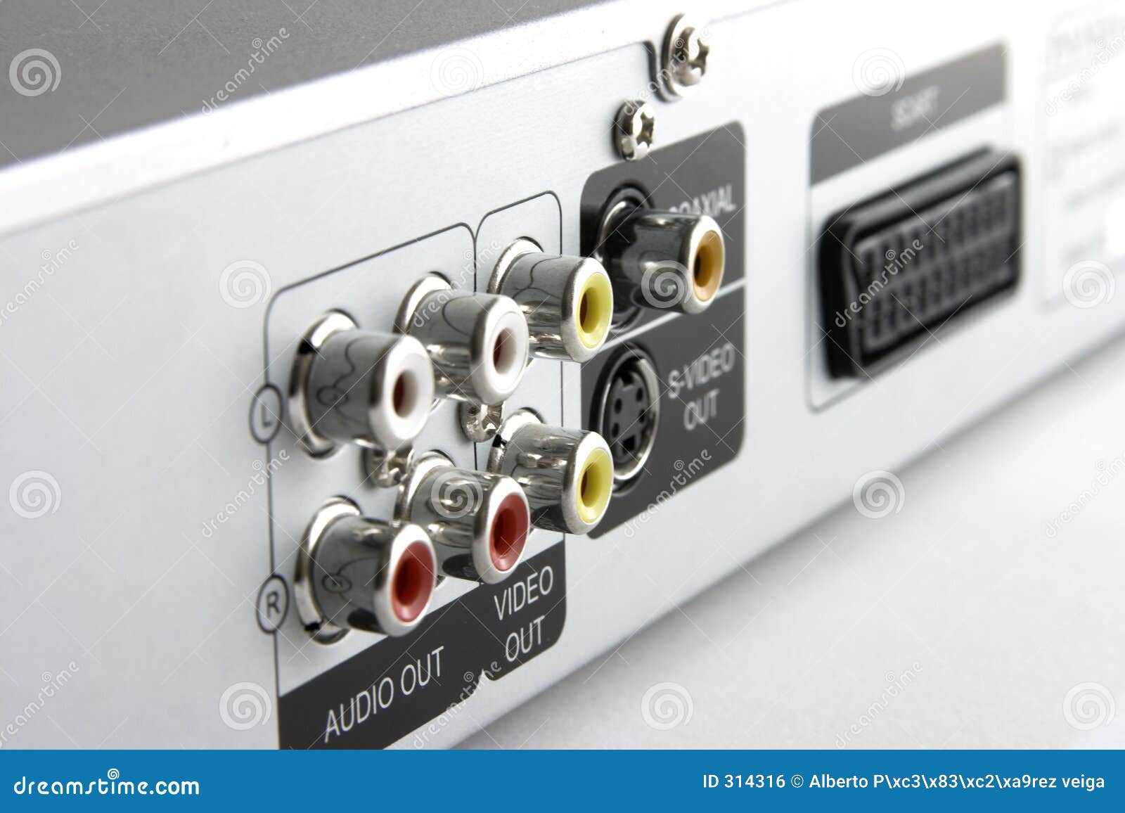 RCA plugs stock photo. Image of connectivity, theater, cinema - 314316