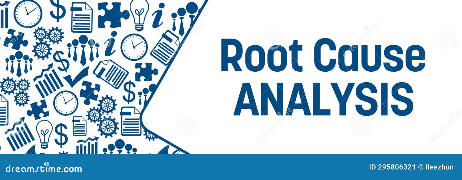 RCA - Root Cause Analysis Blue Business Texture Rounded Squares ...