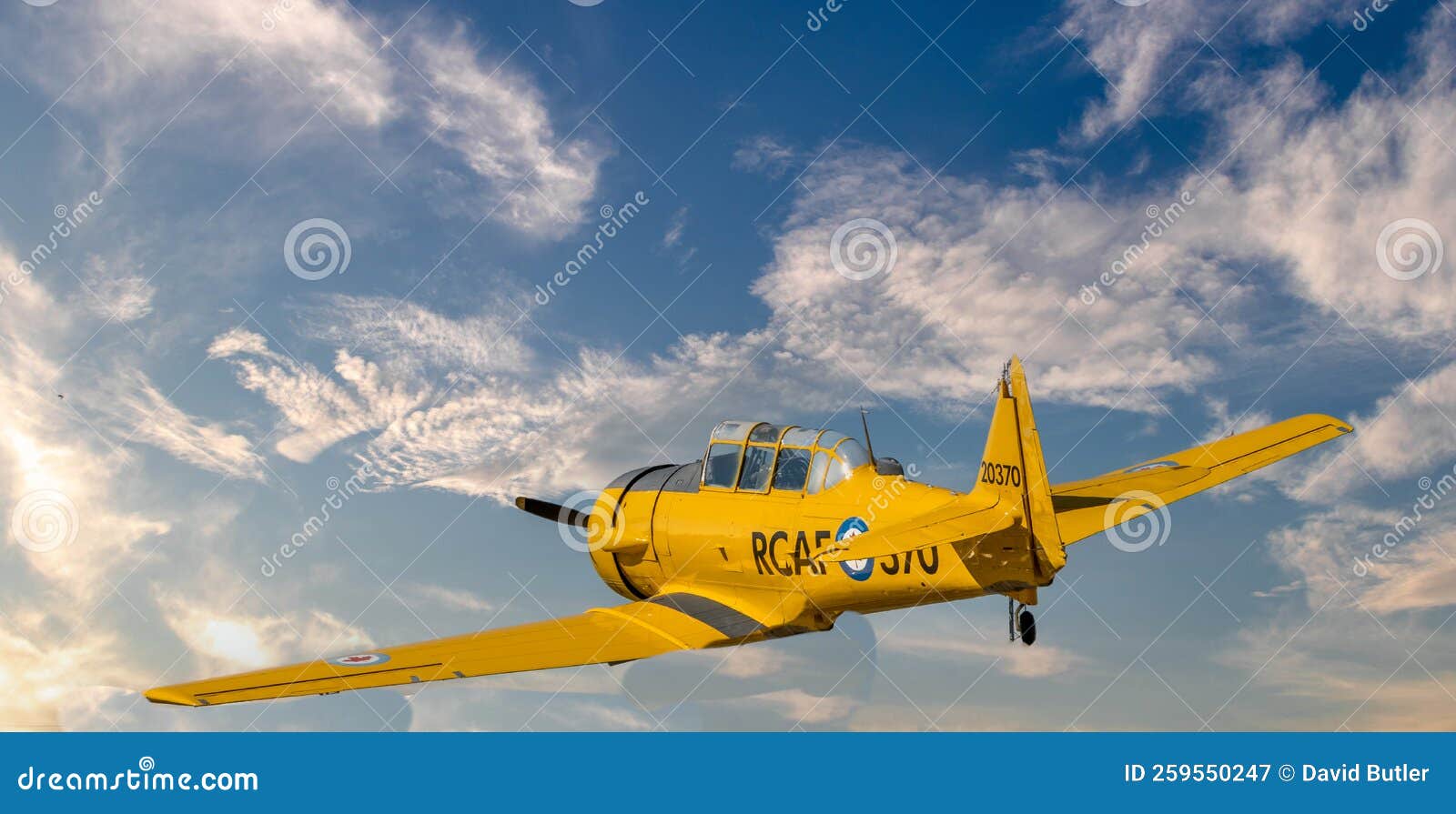 RCAF Training Plane on Display, Penhold, Alberta, Canada Editorial ...