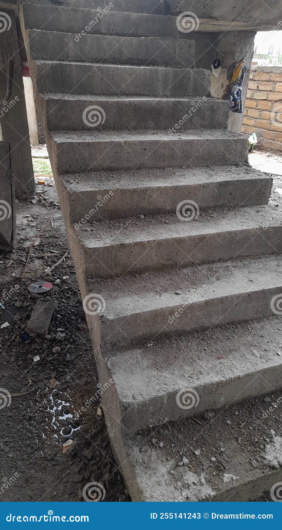 RCC Staircase Casting Step Riser Stock Image - Image of step, staircase ...