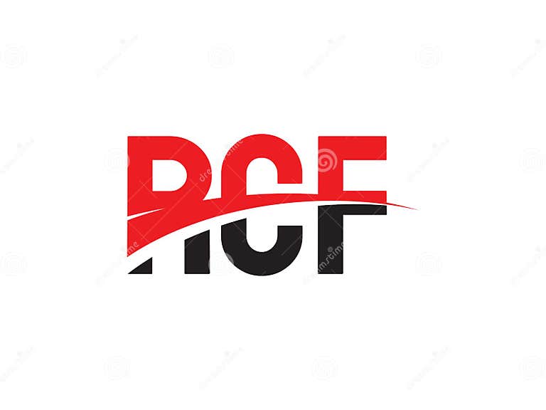 RCF Letter Initial Logo Design Vector Illustration Stock Vector ...
