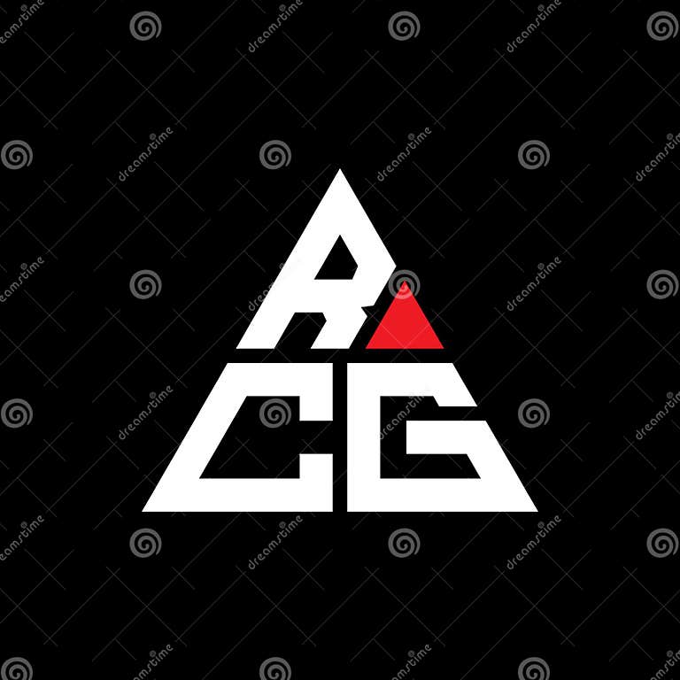 RCG Triangle Letter Logo Design with Triangle Shape. RCG Triangle Logo ...