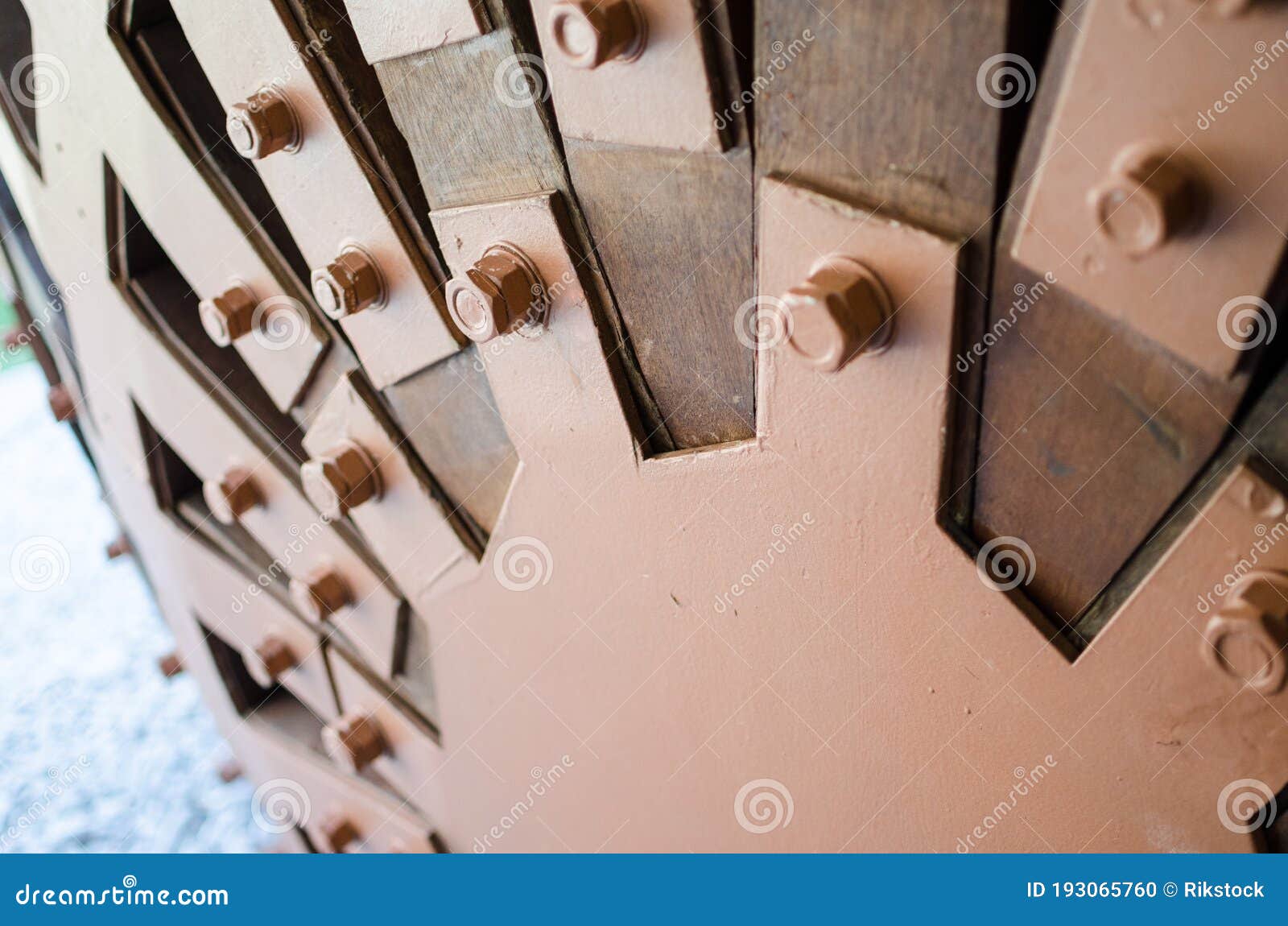 Rchitecture of a Modern Building, Supported by Wooden Elements and with ...