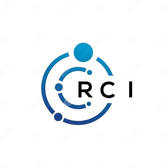 RCI Letter Technology Logo Design on White Background. RCI Creative ...