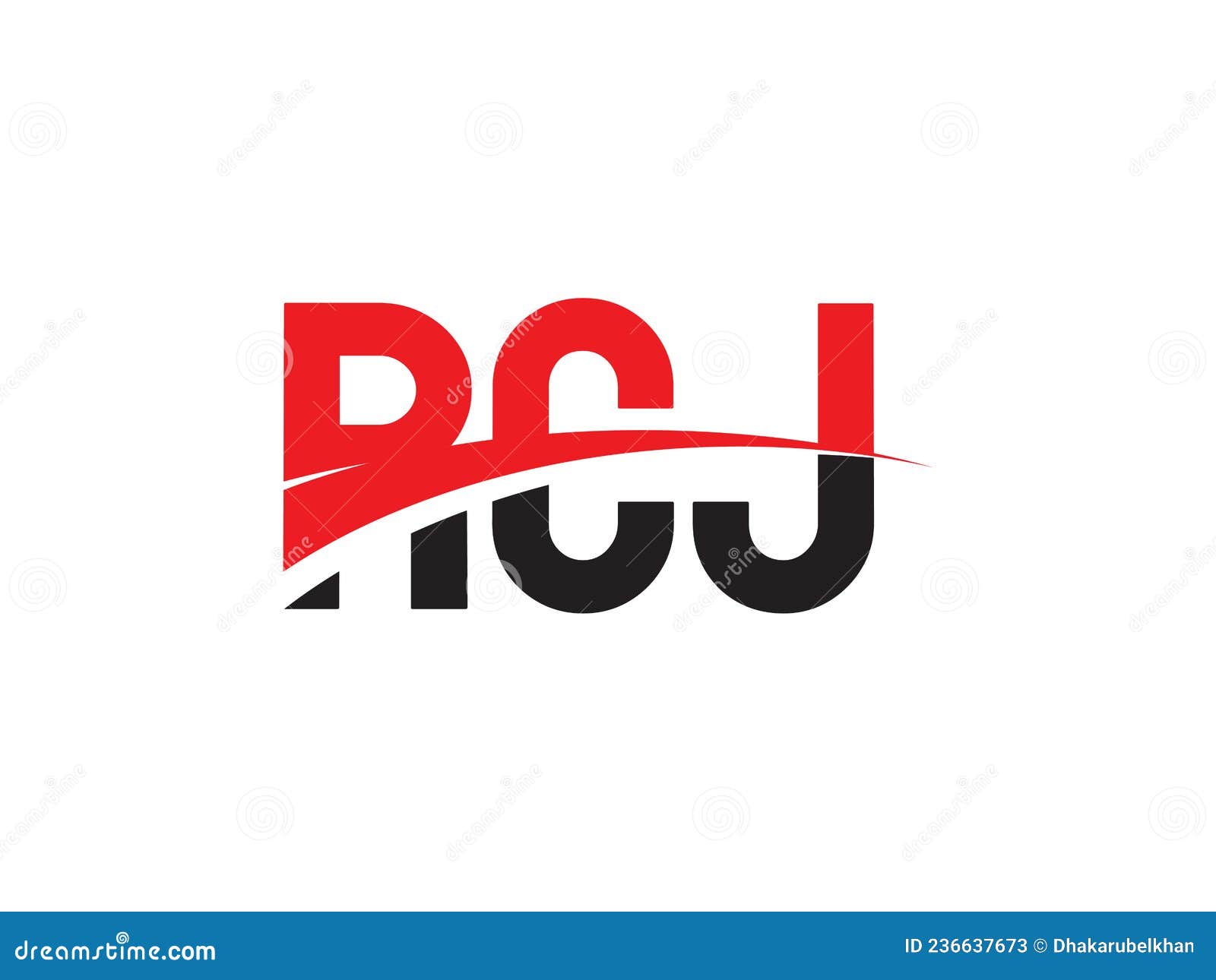 RCJ Letter Initial Logo Design Vector Illustration Stock Vector ...