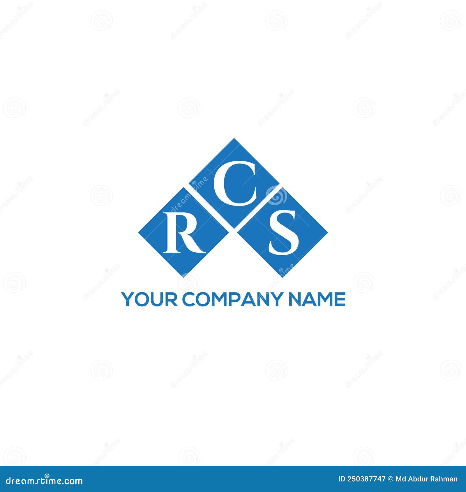RCS Letter Logo Design on BLACK Background. RCS Creative Initials ...