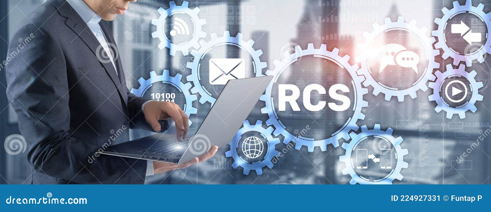 RCS. Rich Communication Services Stock Image - Image of advice ...