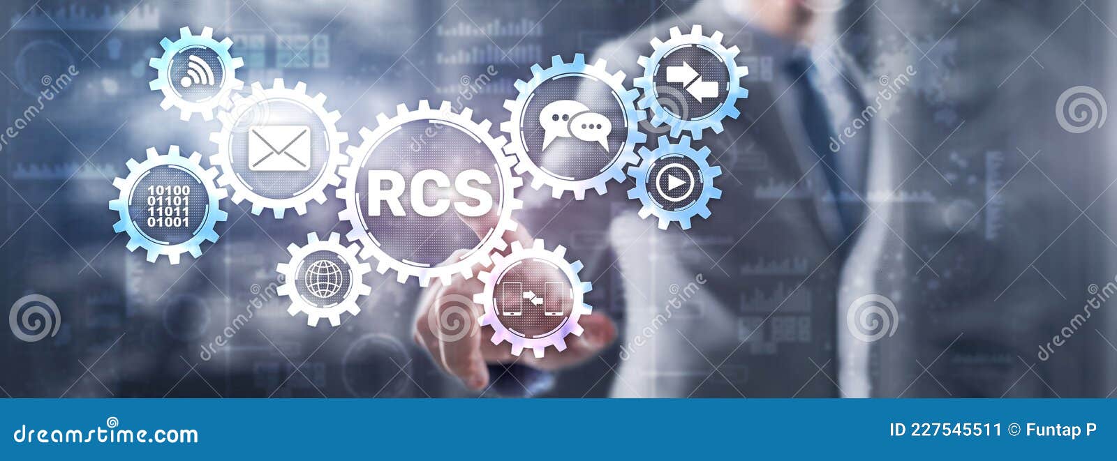 RCS. Rich Communication Services Stock Image - Image of editor ...