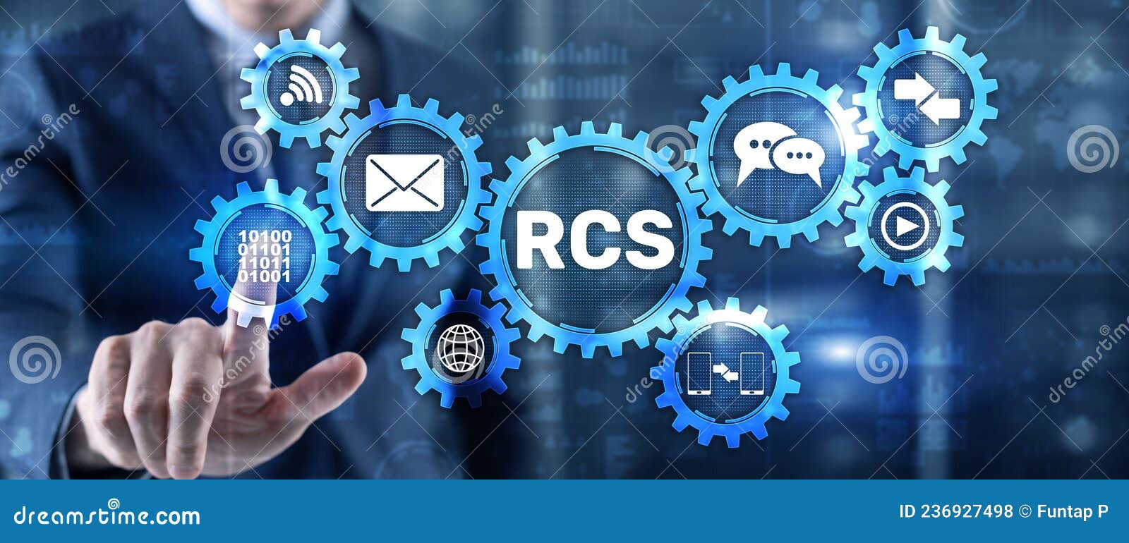 RCS. Rich Communication Services Stock Photo - Image of innovation ...