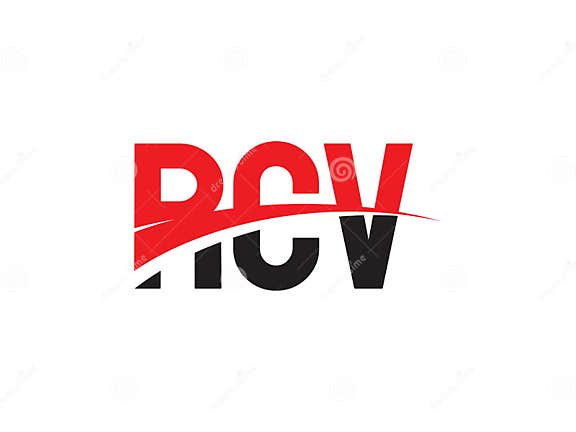 RCV Letter Initial Logo Design Vector Illustration Stock Vector ...