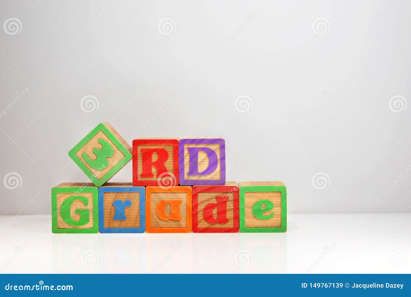 2nd Grade Spelled Out With ABC Blocks Royalty-Free Stock Photography ...