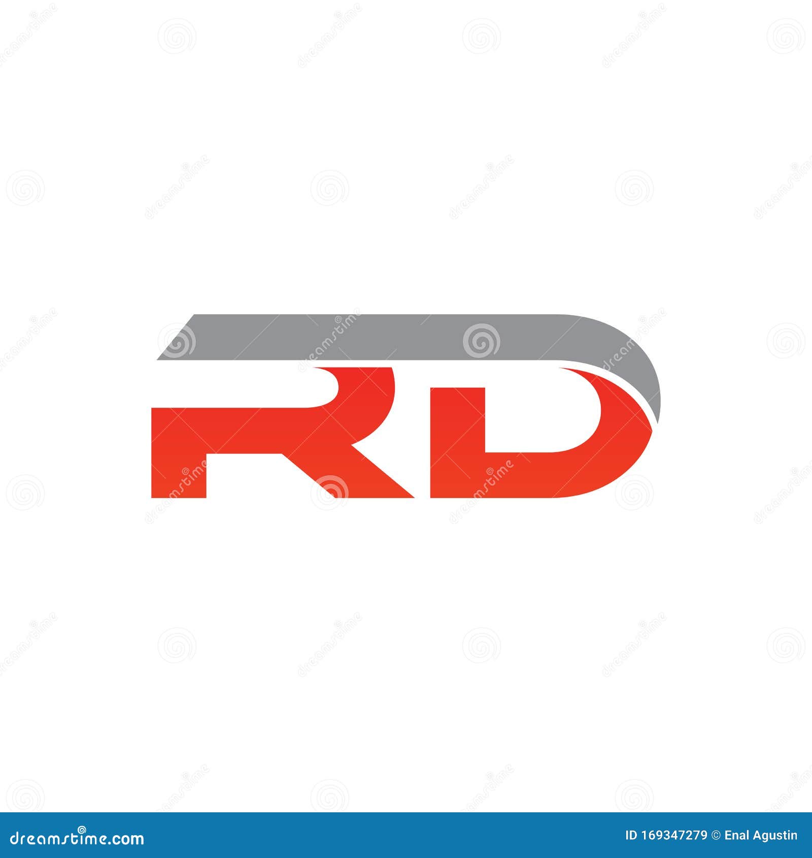 RD Letter Initial Icon Logo Design Vector Template Stock Vector ...