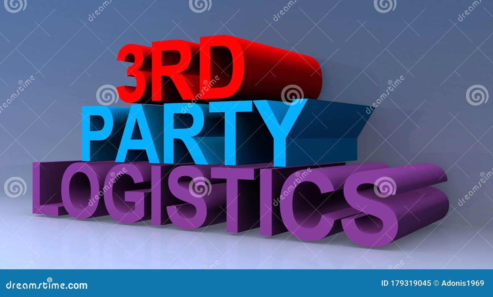 3rd party logistics stock illustration. Illustration of delivery ...