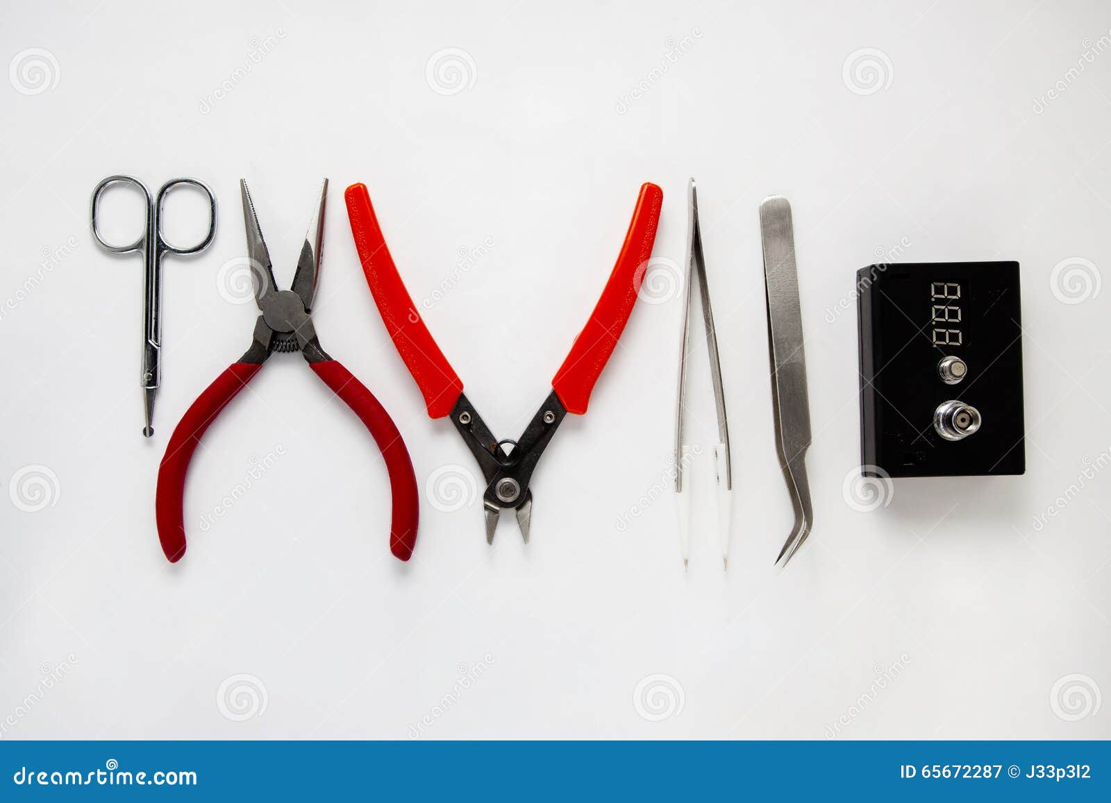 Rda build tools for vaping stock image. Image of build - 65672287