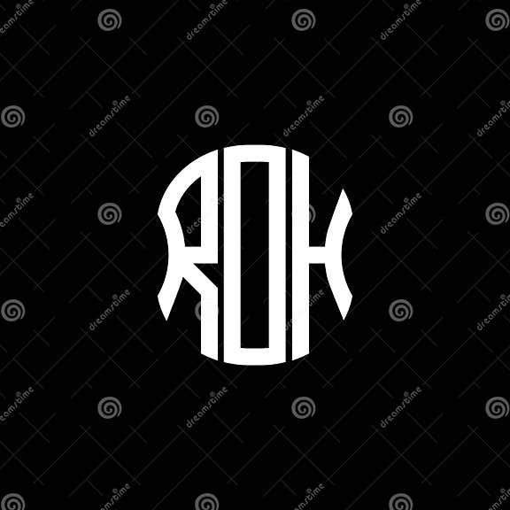 RDH Letter Logo Abstract Creative Design. Stock Vector - Illustration ...