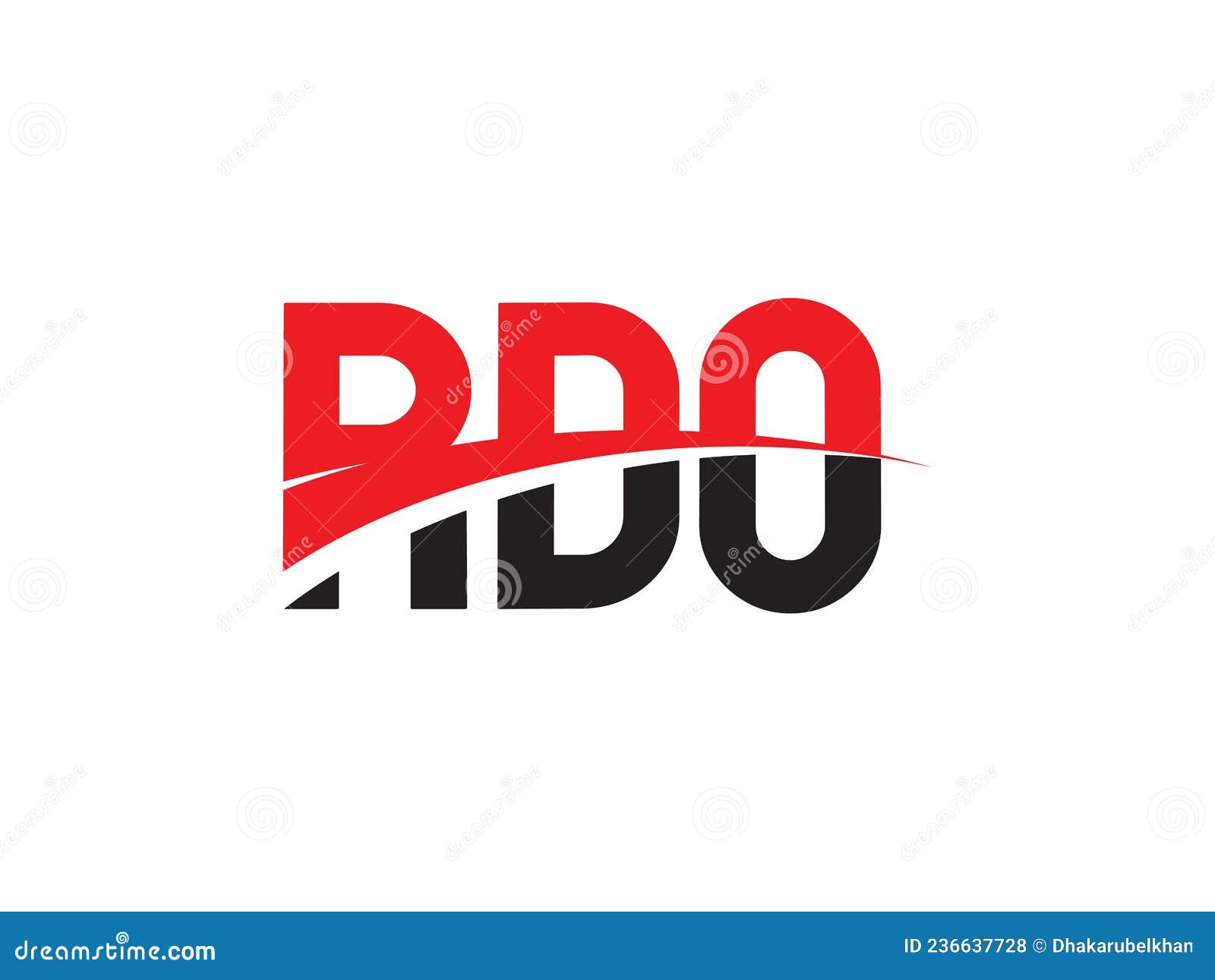 RDO Letter Initial Logo Design Vector Illustration Stock Vector ...