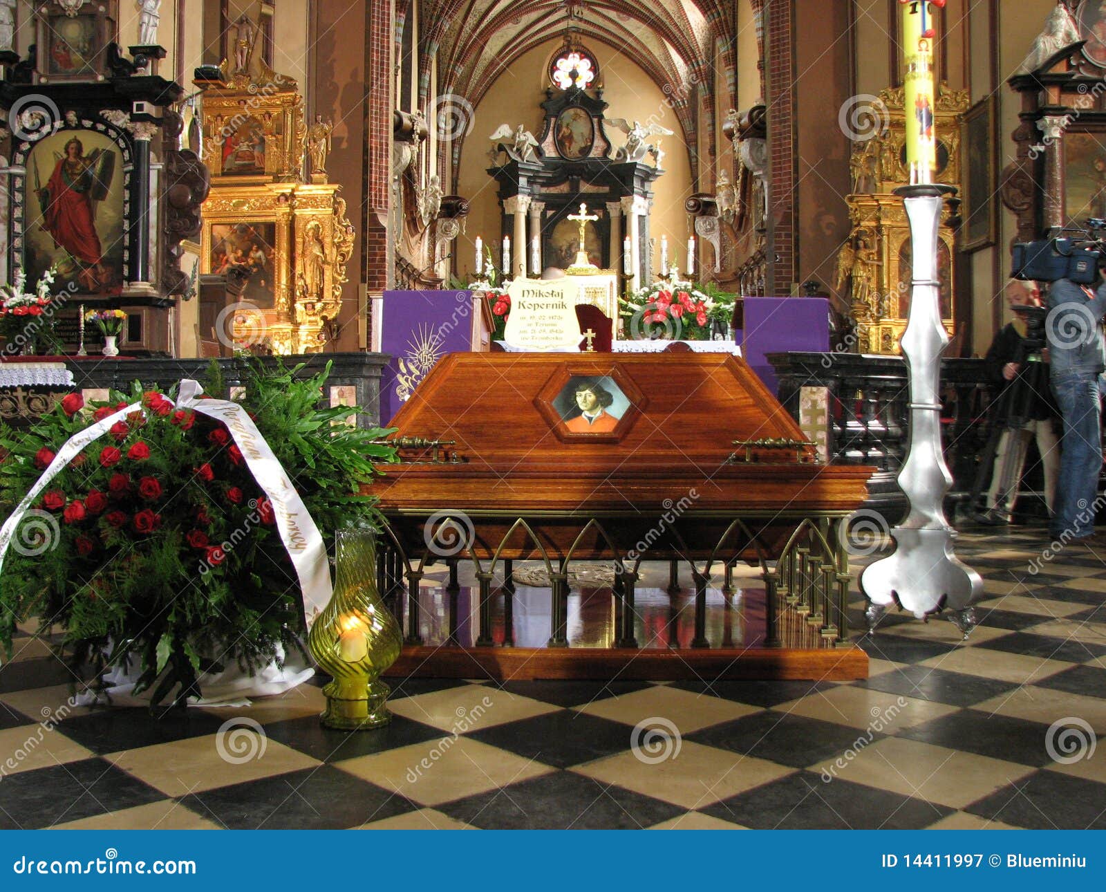 Re-burial of Nicolaus Copernicus in Frombork Editorial Photography ...