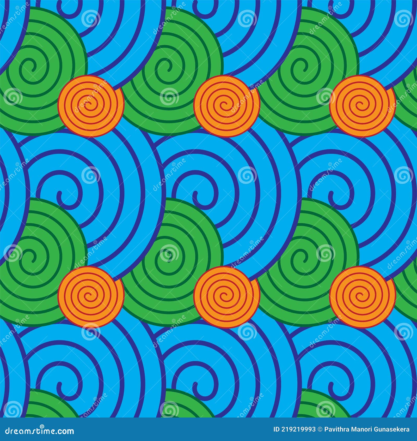 Three Color Spiral Pattern for Background ,texture , Textile Pattern ...