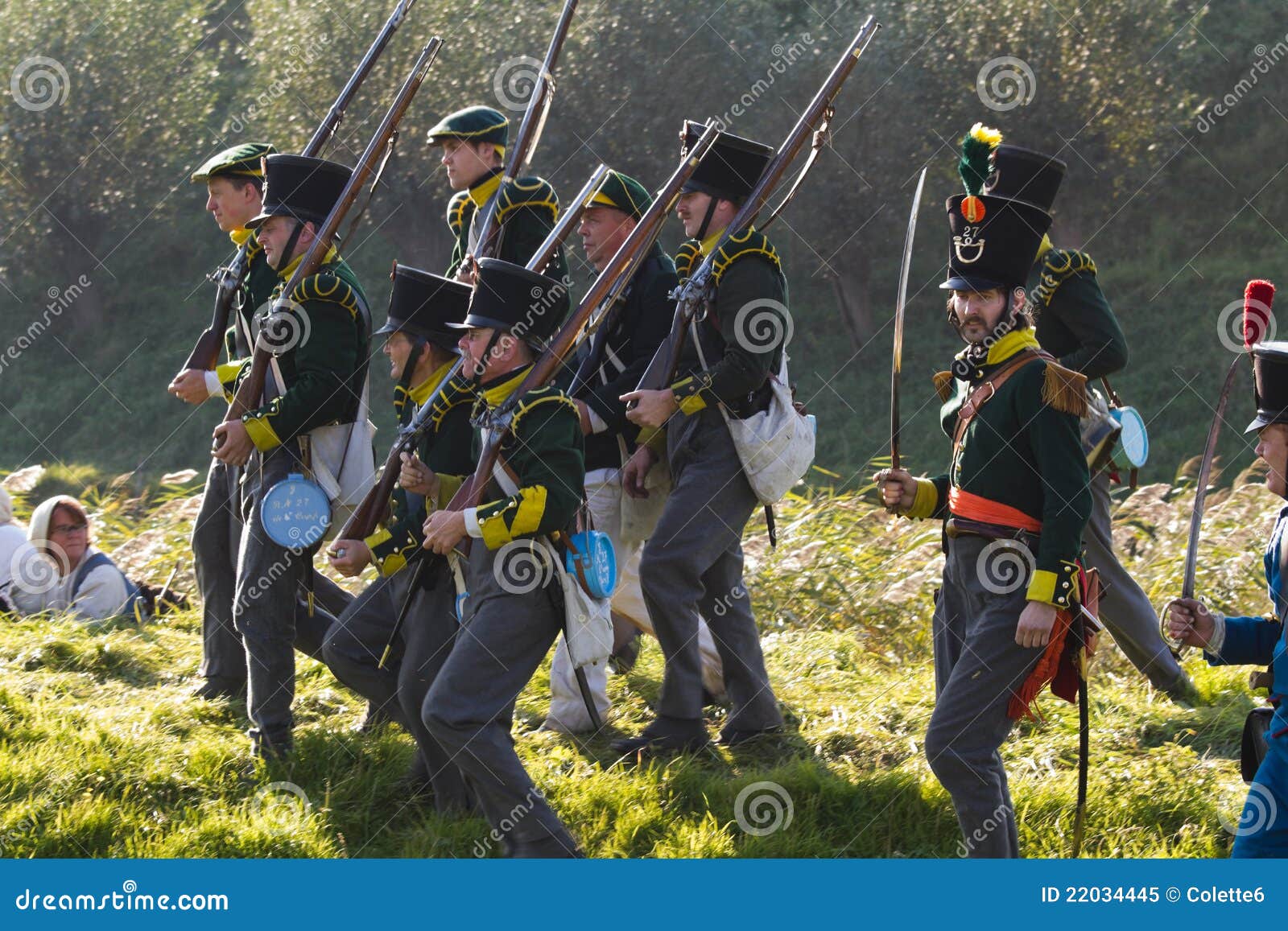 Re-enactment: Replay of Napoleonic Period Editorial Image - Image of ...