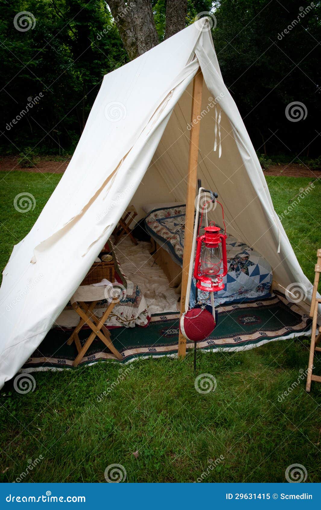 Re-enactment Tent stock image. Image of reenactment, tent - 29631415