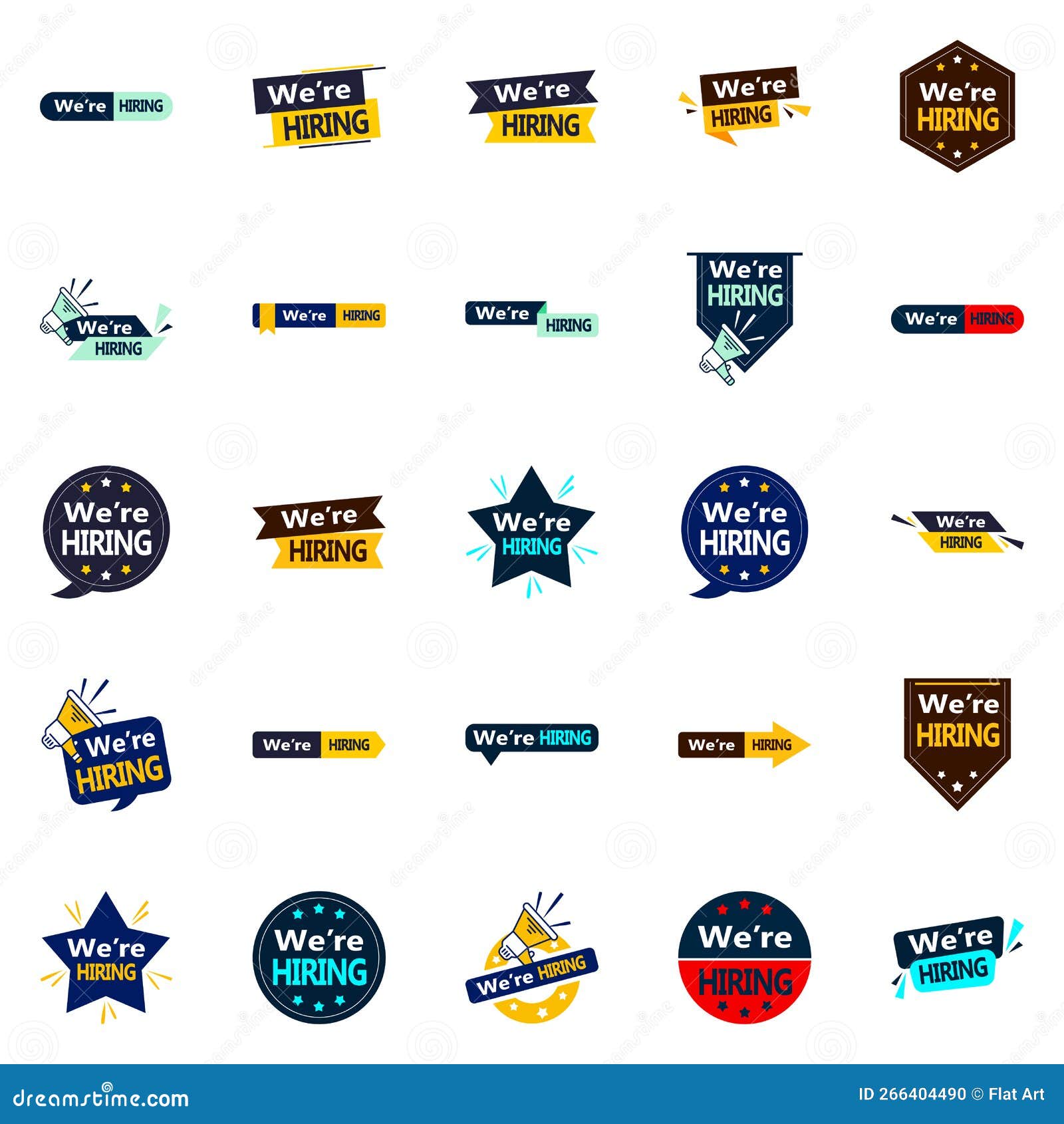 We Re Hiring 25 Fresh and Innovative Vector Designs for Job Openings ...