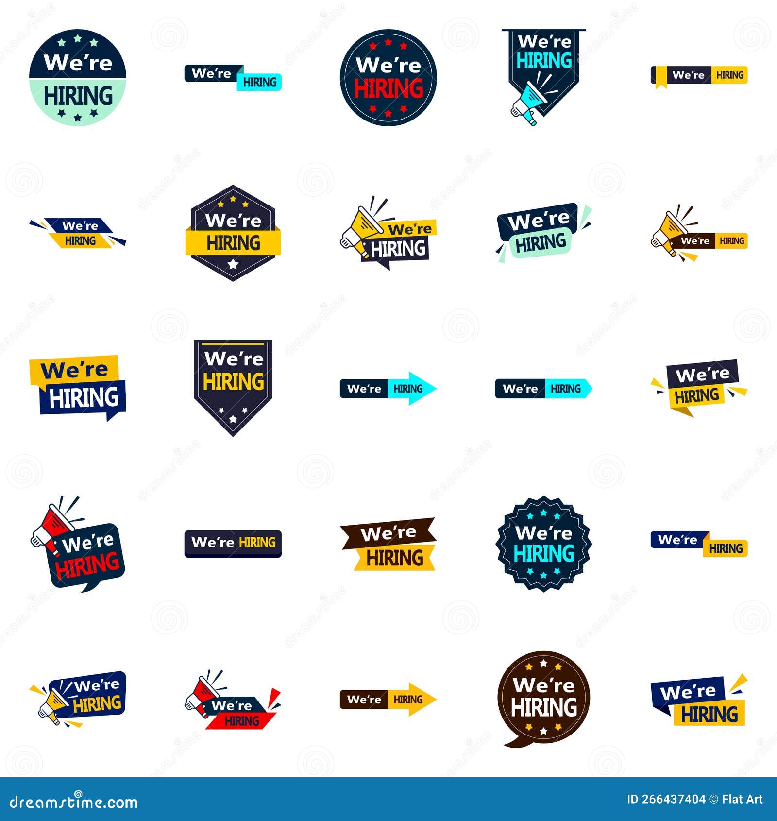 25 we Re Hiring Vector Graphics To Make Your Recruitment Materials More ...